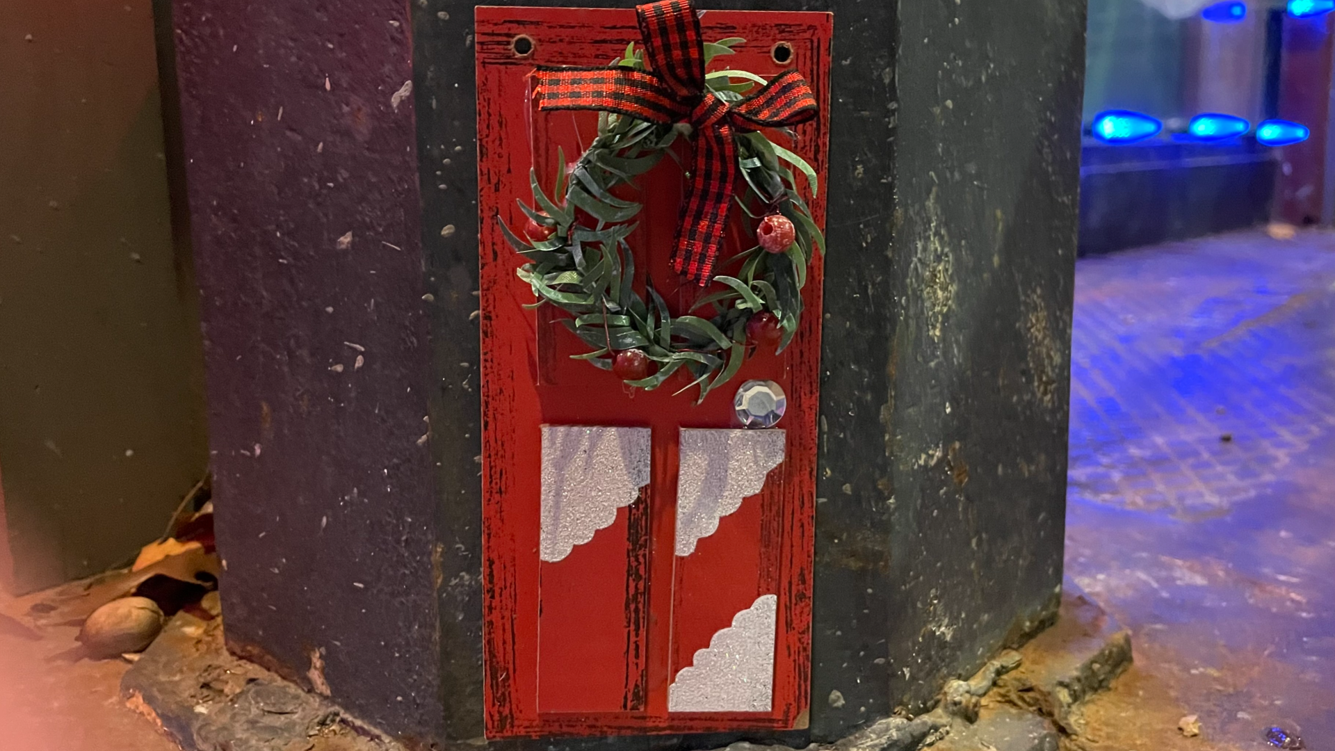 McKinney tiny doors decorated for Christmas - Axios Dallas