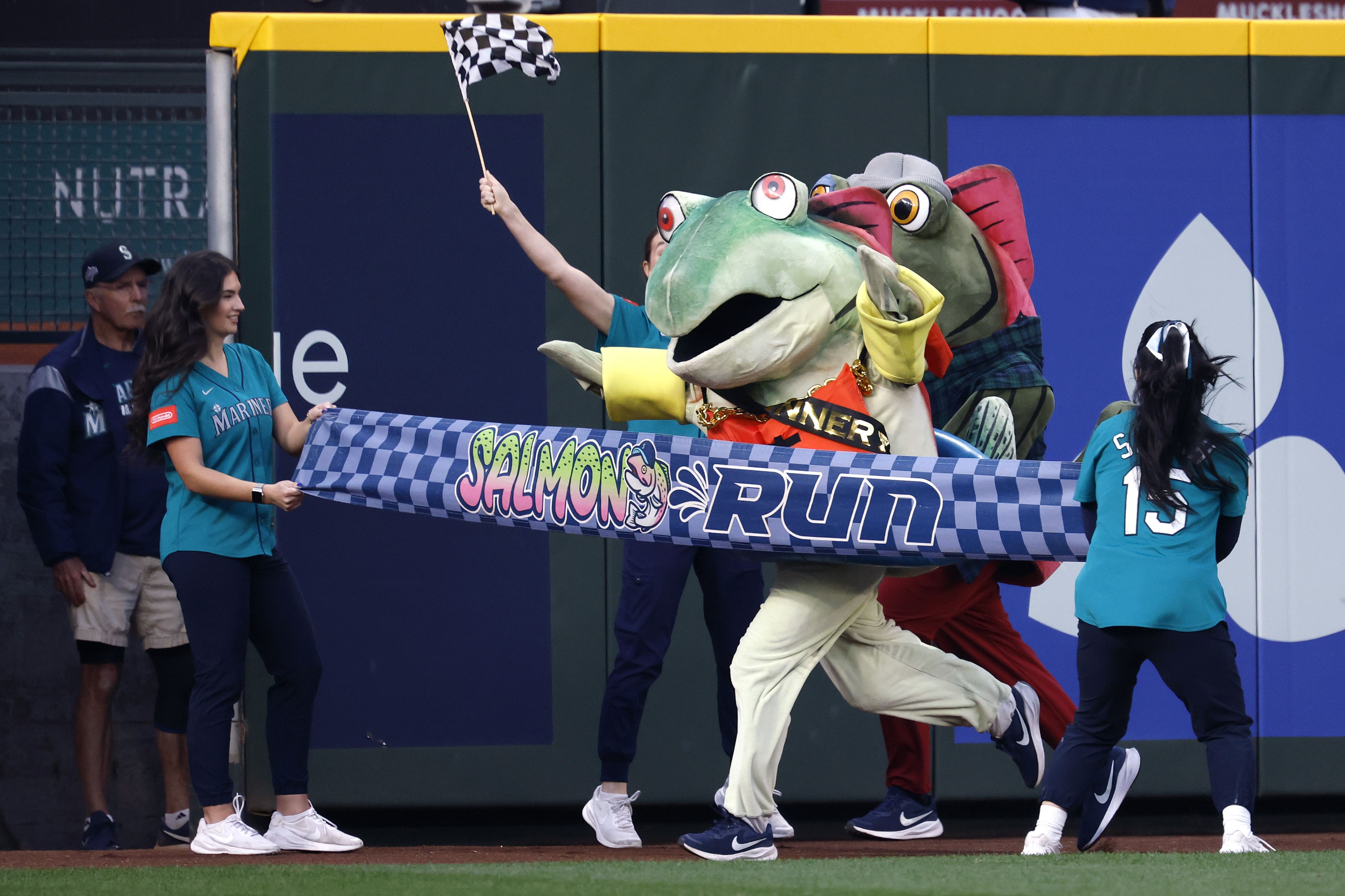 How Humpy the salmon became Seattle's unlikely Mariners mascot icon ...