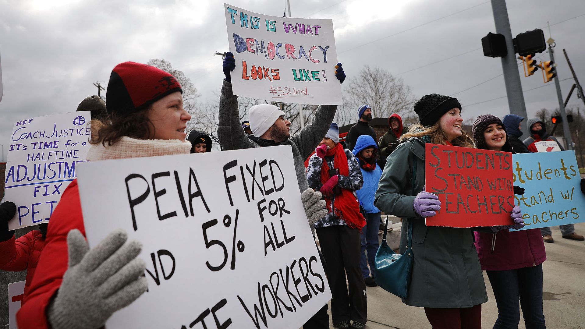 West Virginia teachers go on strike for second straight year
