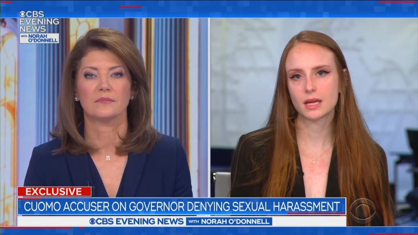 Cuomo accuser speaks out, calls denials "dangerous," "victim blaming"