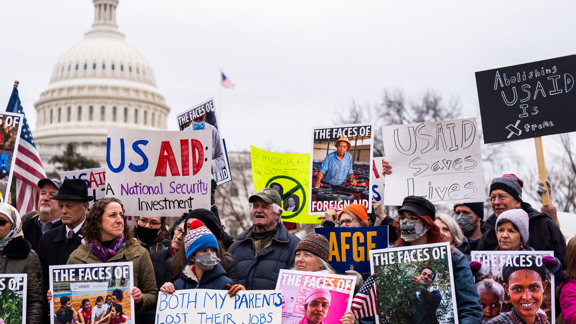 Trump sued over USAID cuts by workers' unions