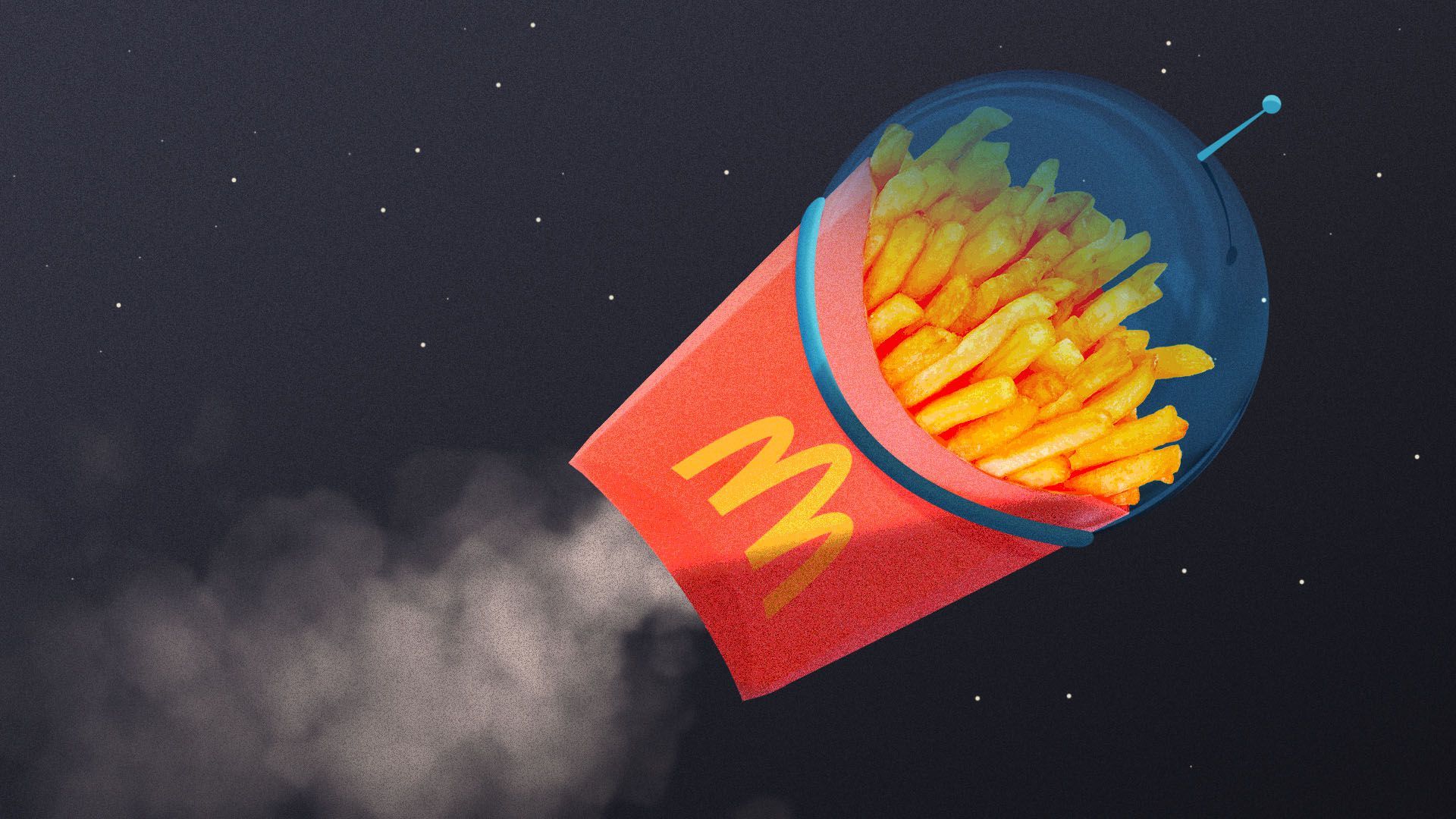 Fast food catapults to the future