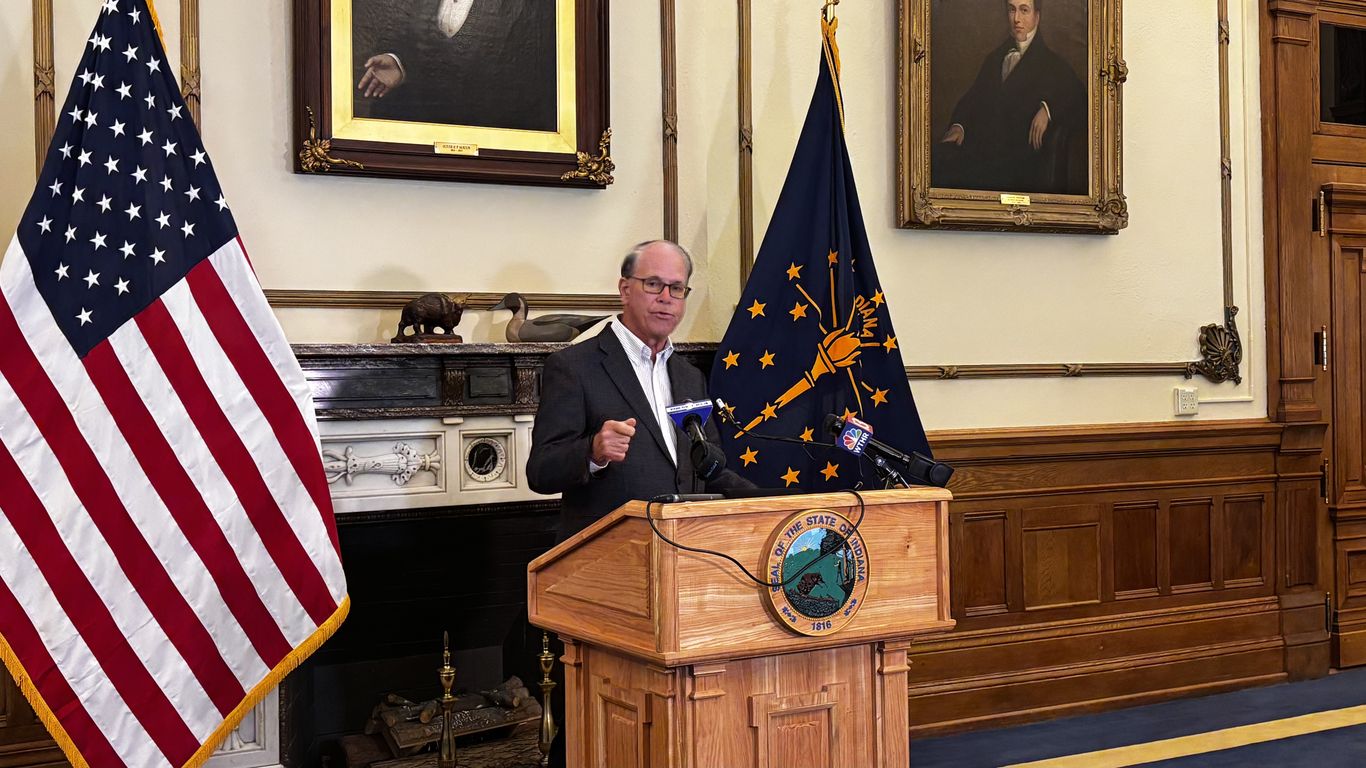 Gov. Mike Braun extends gas tax suspension to July - Axios Indianapolis