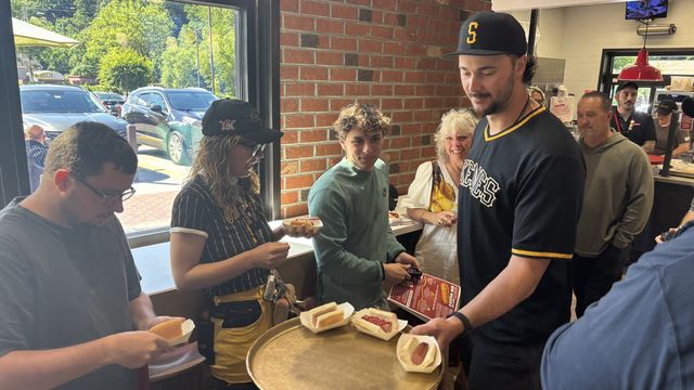 Paul Skenes unveils Sheetz Big Glizzy hot dog in Shaler - Axios Pittsburgh