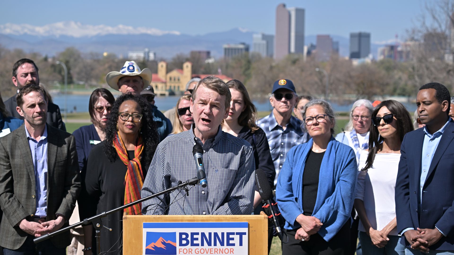 Michael Bennet pledges to defeat "Trumpism" in bid for governor - Axios ...