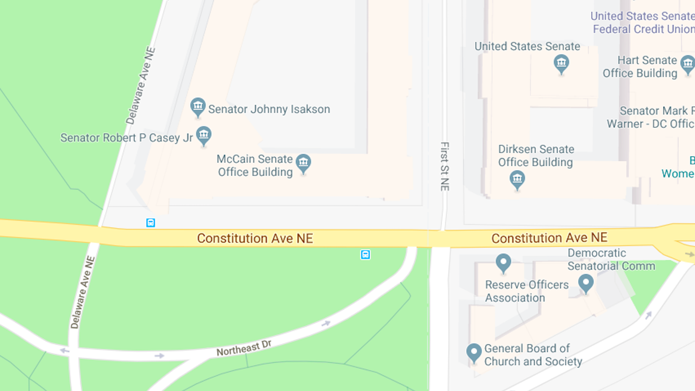 Google Maps has already renamed the Senate office building after John ...
