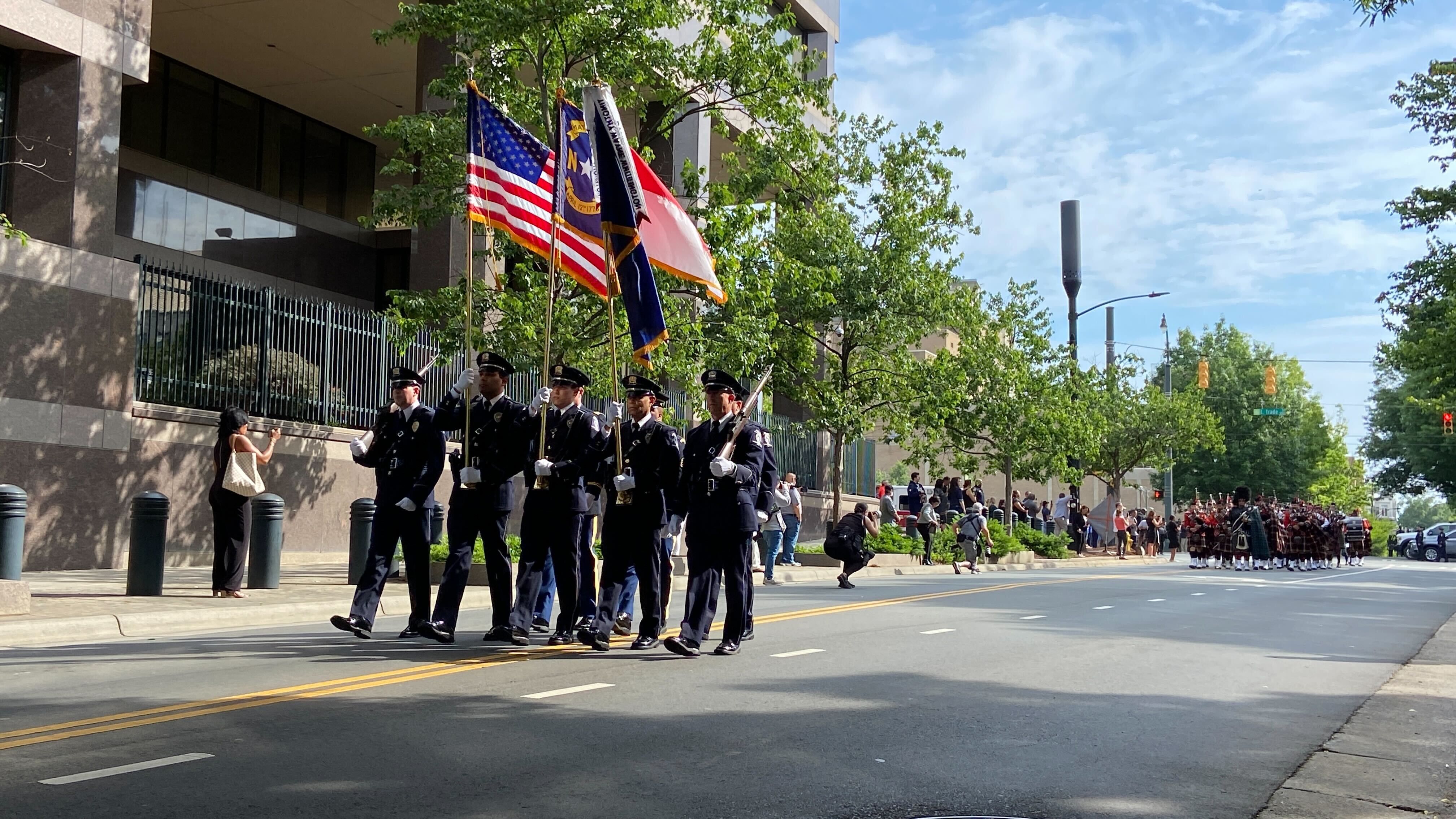 In photos: Procession for fallen Charlotte police officer Joshua Eyer ...