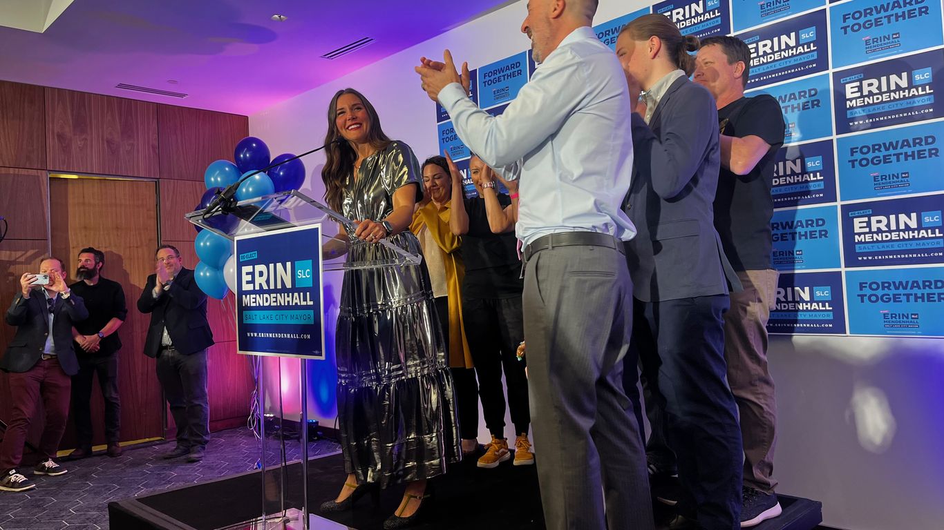 Incumbent Erin Mendenhall holds large lead in Salt Lake City mayor's ...
