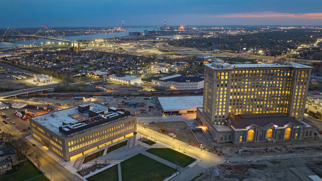 Presenting the restored Book Depository building in Detroit - Axios Detroit