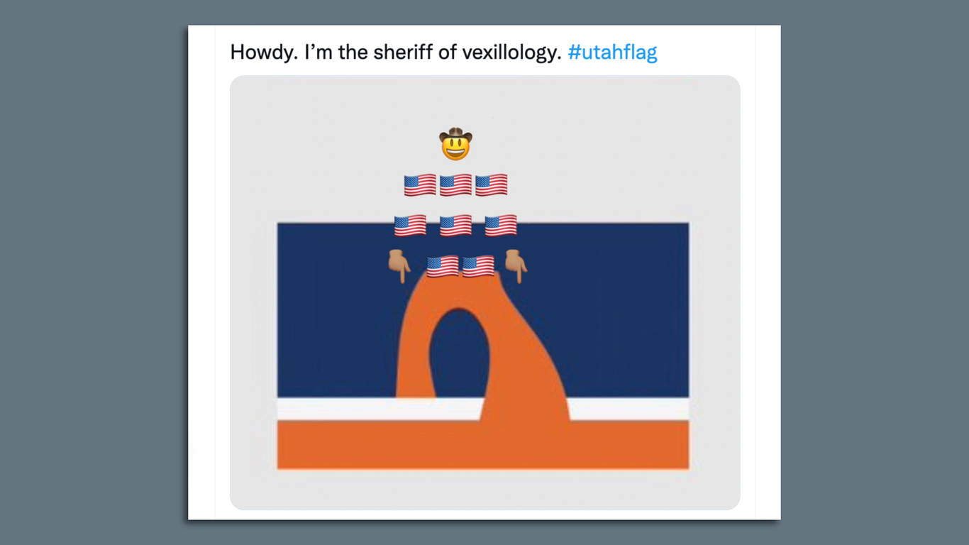 Utah's proposed state flag designs prompt derision, pleasure and debate ...