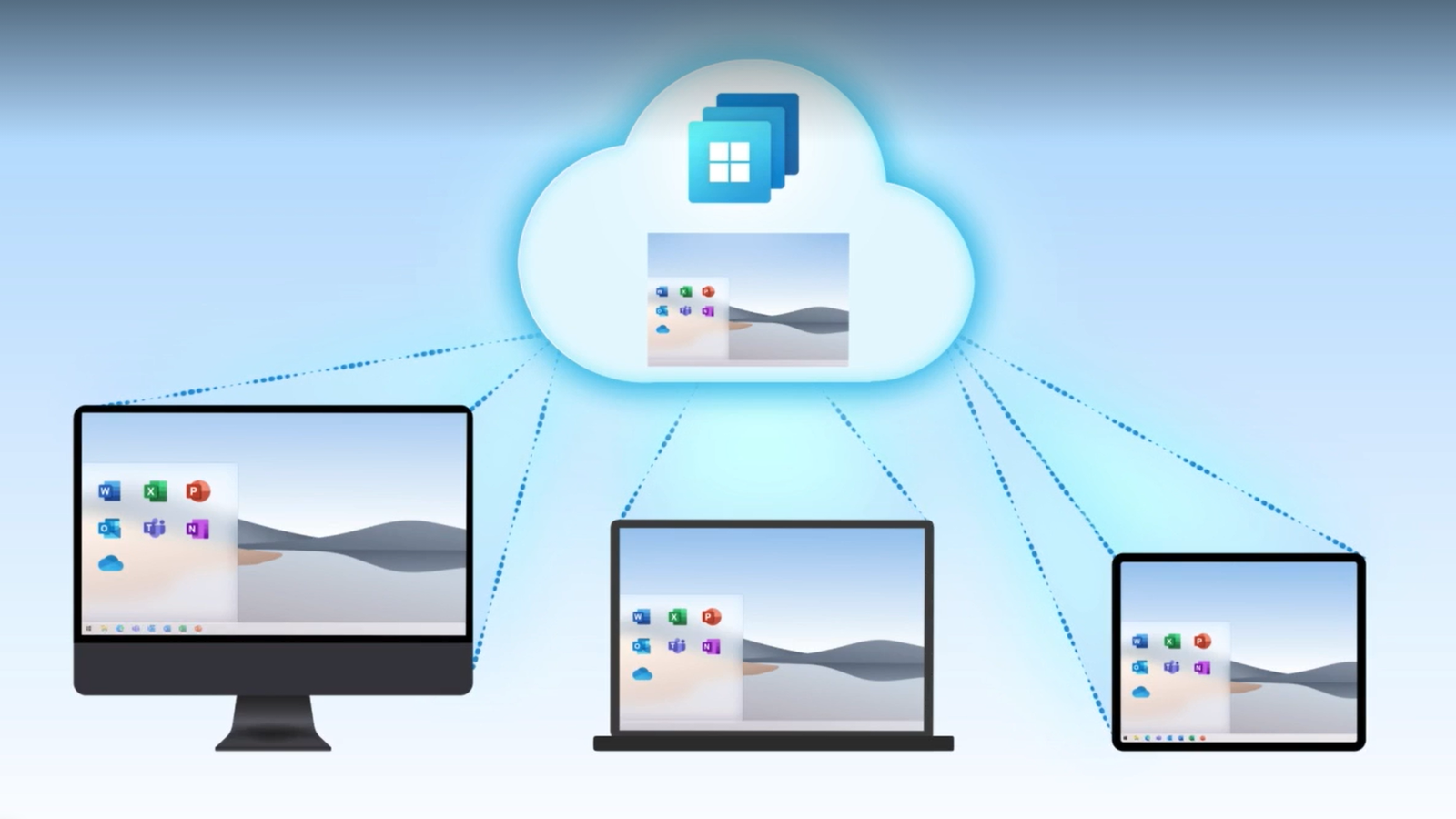 Microsoft brings Windows desktop to devices via cloud