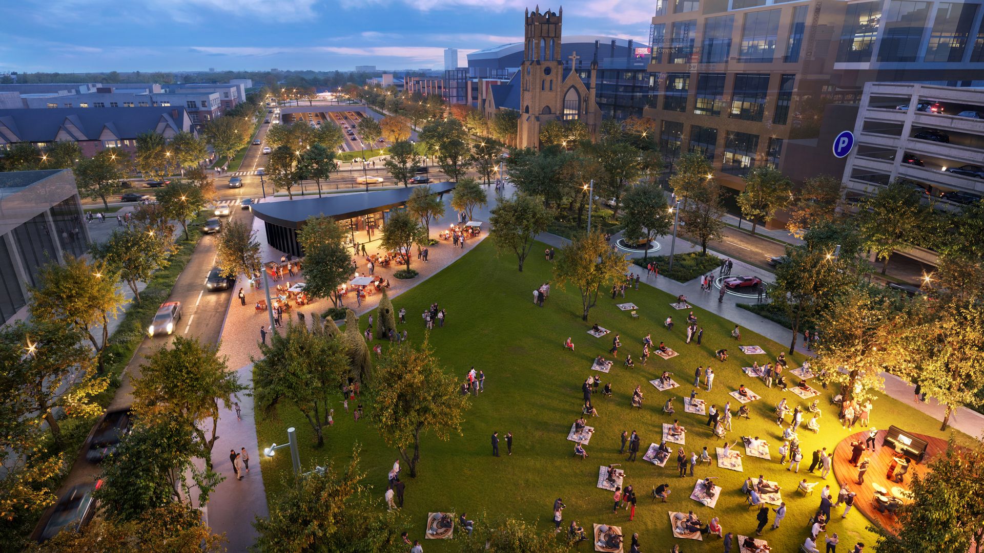 Cap project over I-75 could reconnect key parts of downtown Detroit ...