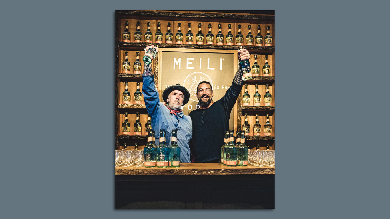 Meet Jason Momoa: He's promoting Meili Vodka in Miami - Axios Miami