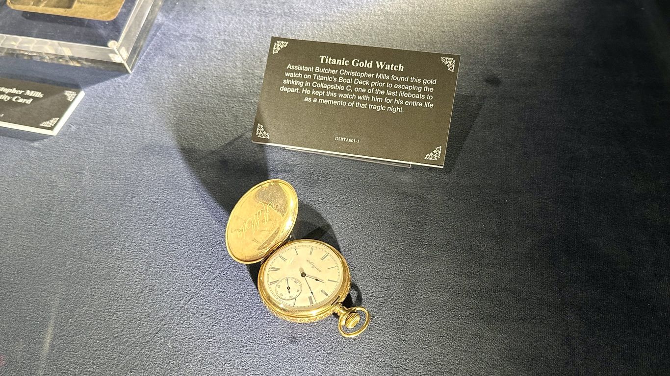 Inside the immersive Titanic exhibit now open in New Orleans - Axios ...