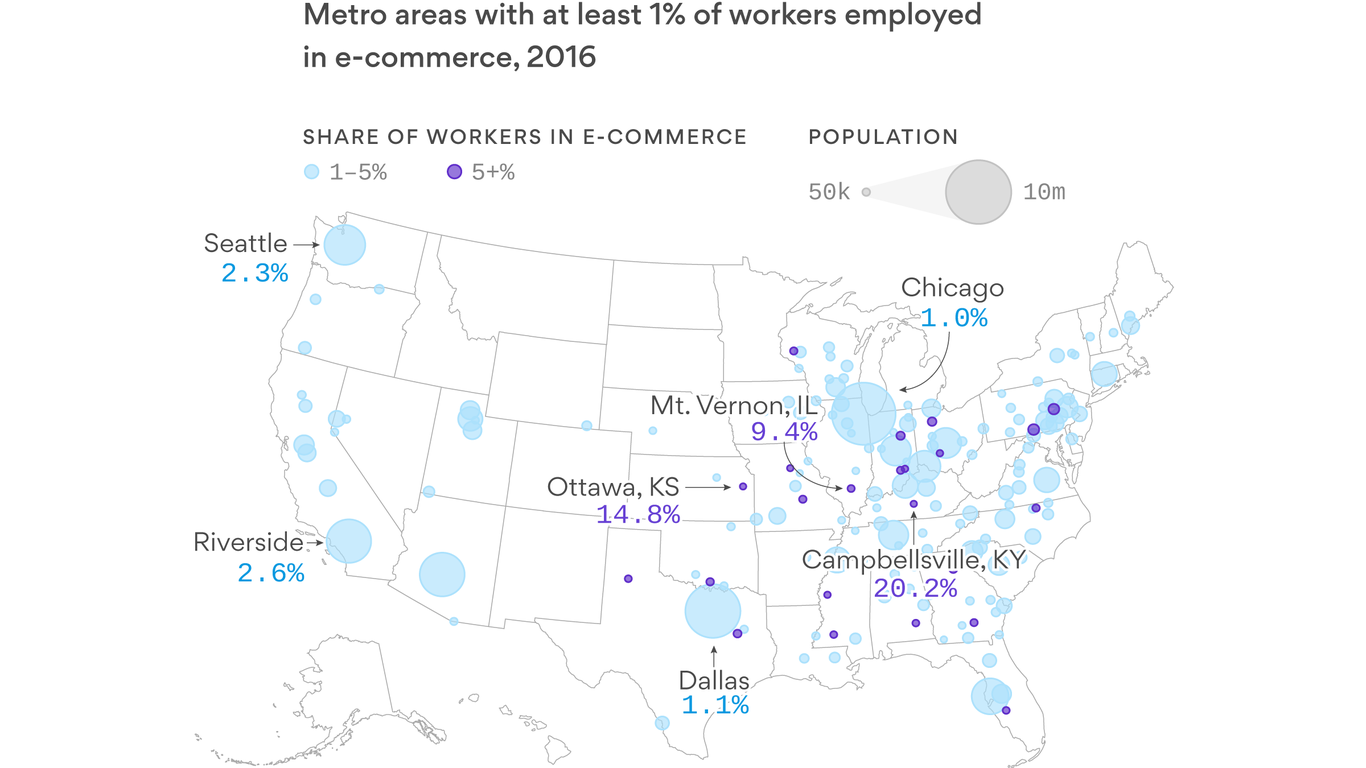 How Amazon and e-commerce are creating the new factory towns
