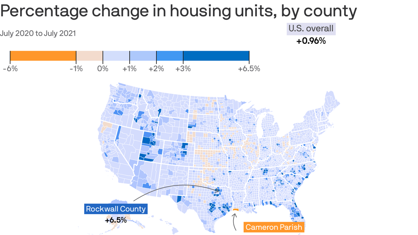 Where U.S. housing is growing the fastest