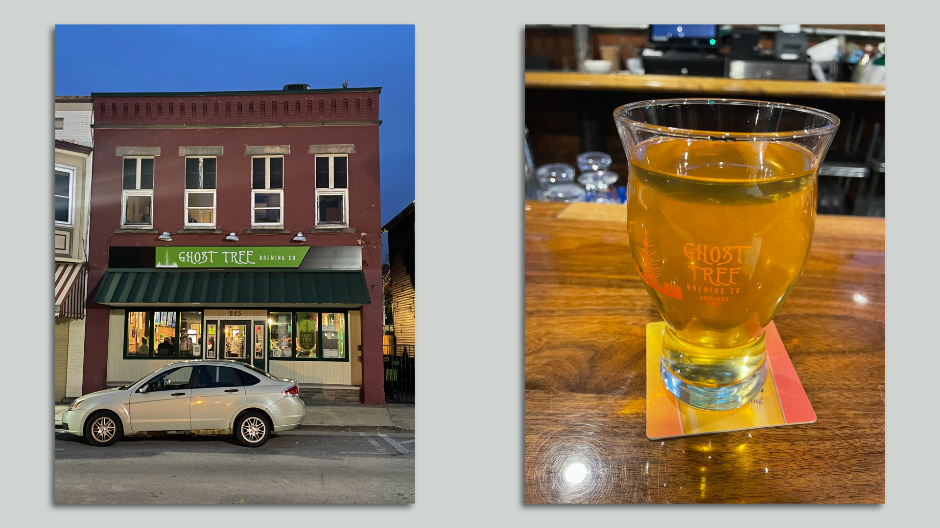 Pizza upstages beer at Amherst's Ghost Tree Brewing Co. - Axios Cleveland