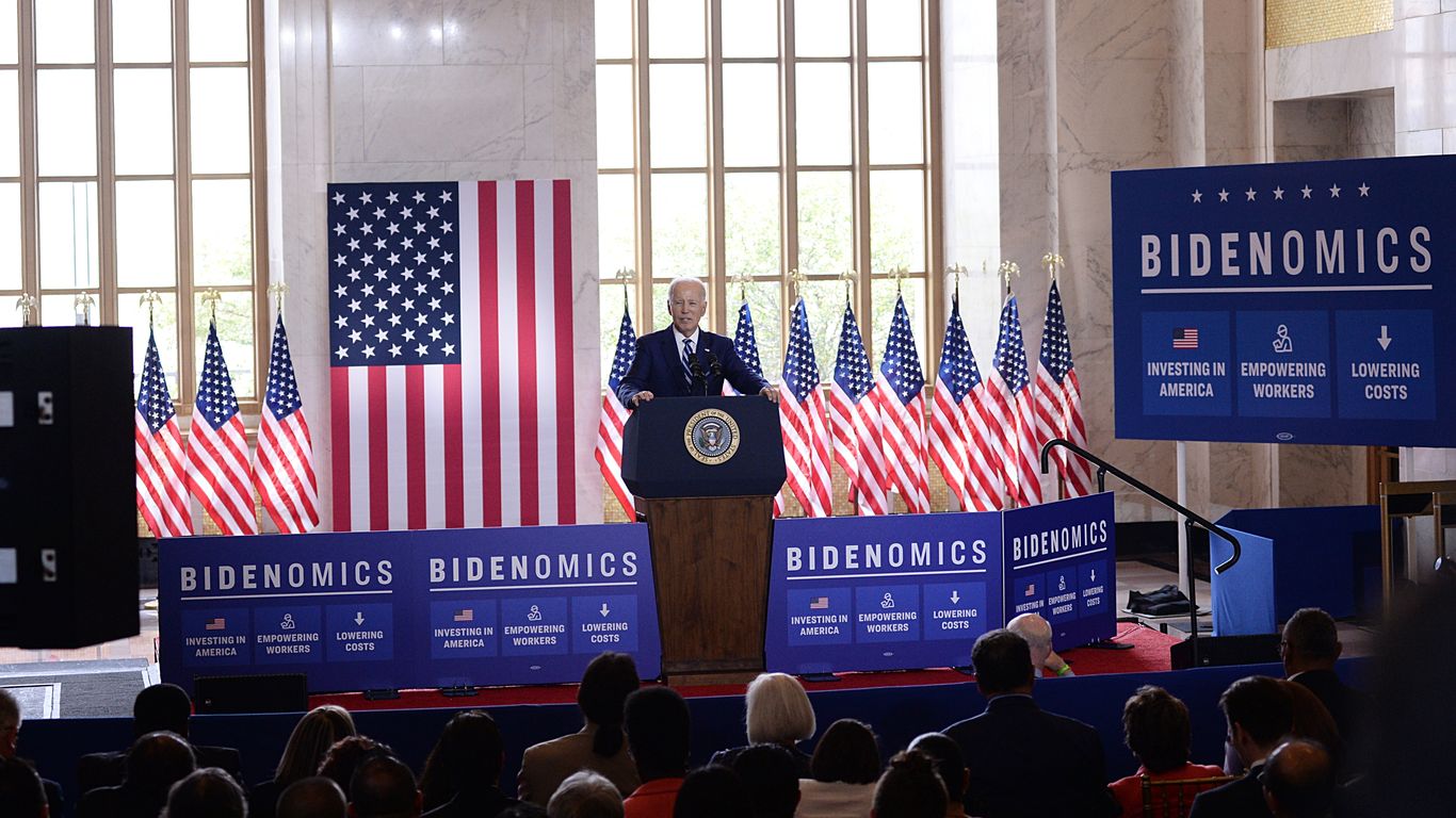 Biden embraces “Bidenomics” term in speech on economy