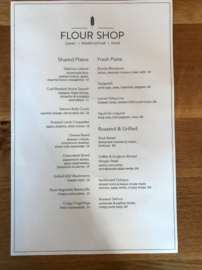 Flour Shop is now open at Park Road Shopping Center. See the full menu ...
