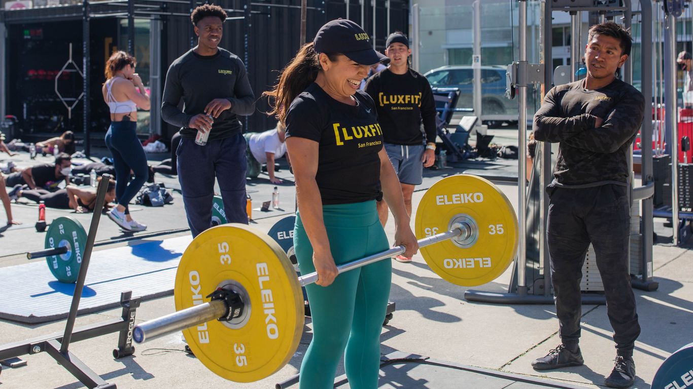 San Francisco's outdoor gym LuxFit hits its stride - Axios San Francisco