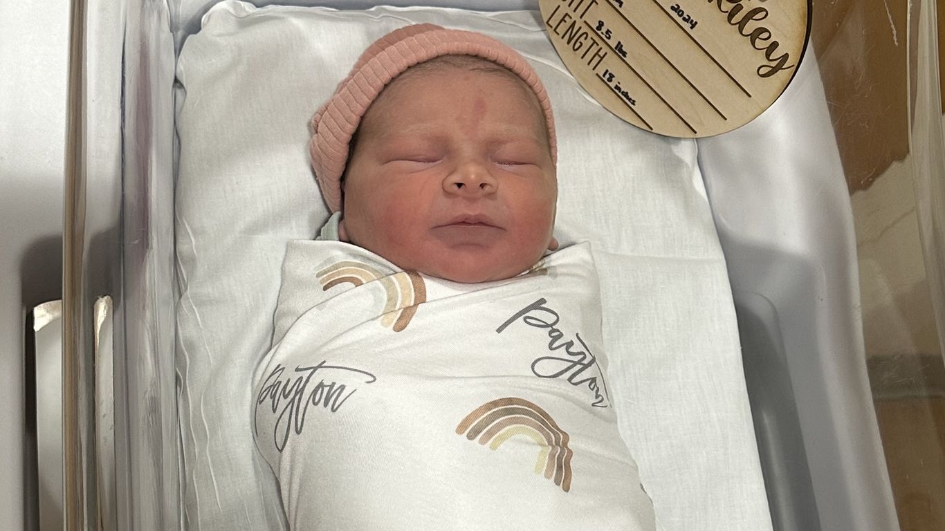 A look at Cleveland Clinic's first baby of 2024 - Axios Cleveland