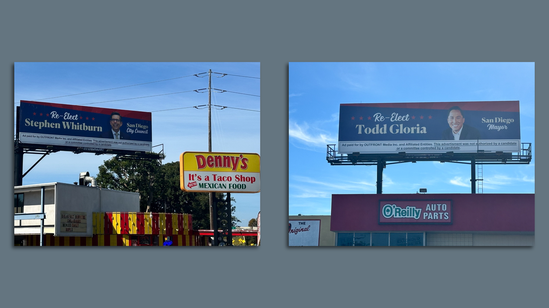 San Diego re-election billboards: The billboard company paid for them ...