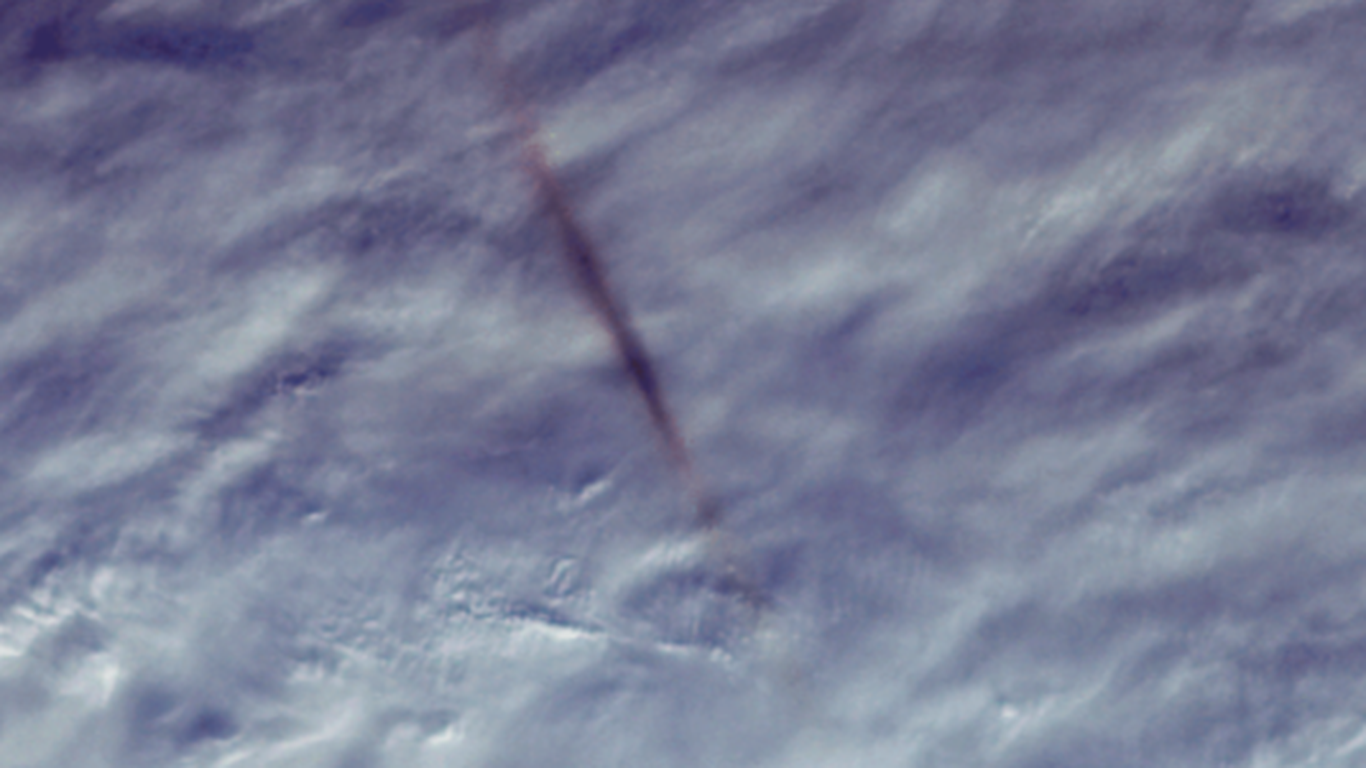 NASA satellites capture massive "fireball" exploding over the Bering Sea