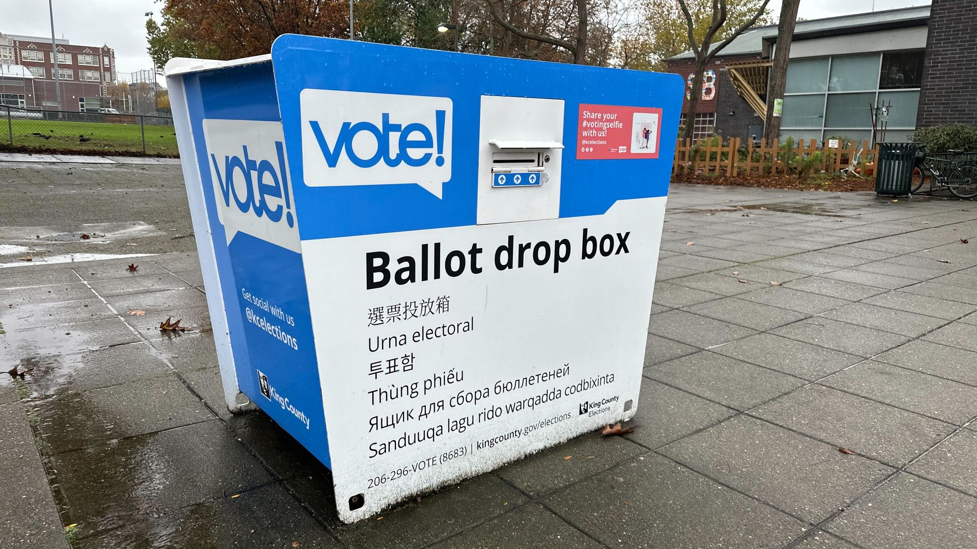 How ballot boxes in Washington state work and protect against fire ...