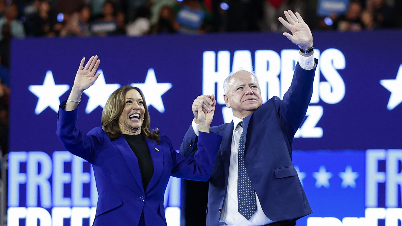 Harris agrees to first interview of campaign alongside Walz on CNN