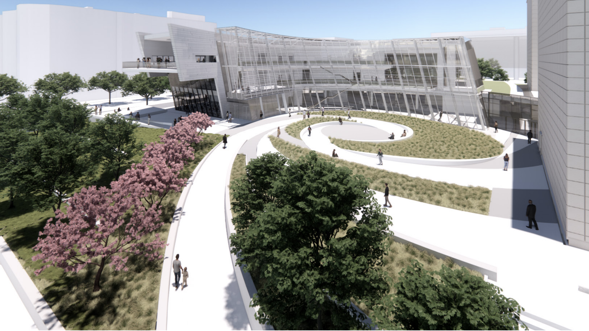 Bezos Learning Center proposed design inspired by galaxies - Axios ...