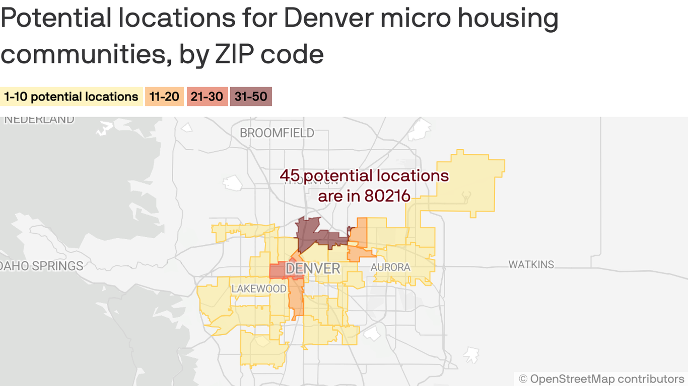 Here's where Denver is considering putting micro-communities for people ...