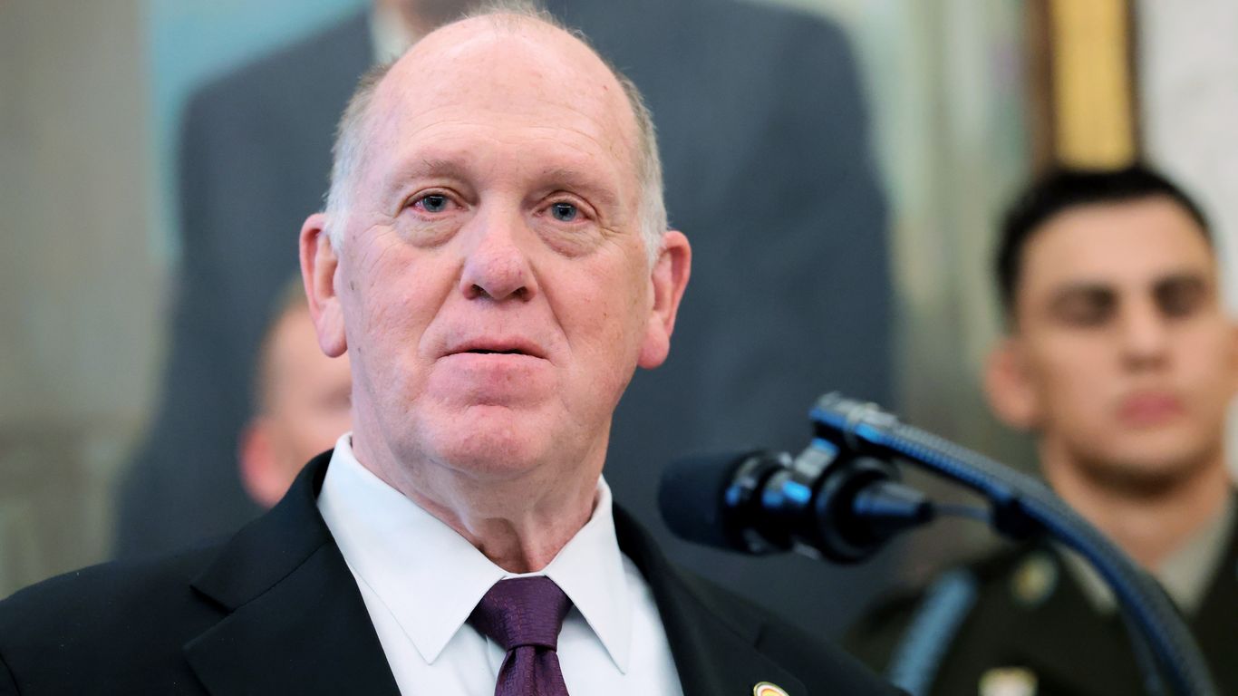 Homan arrives in Minnesota, but immigration crackdown continues - Axios ...