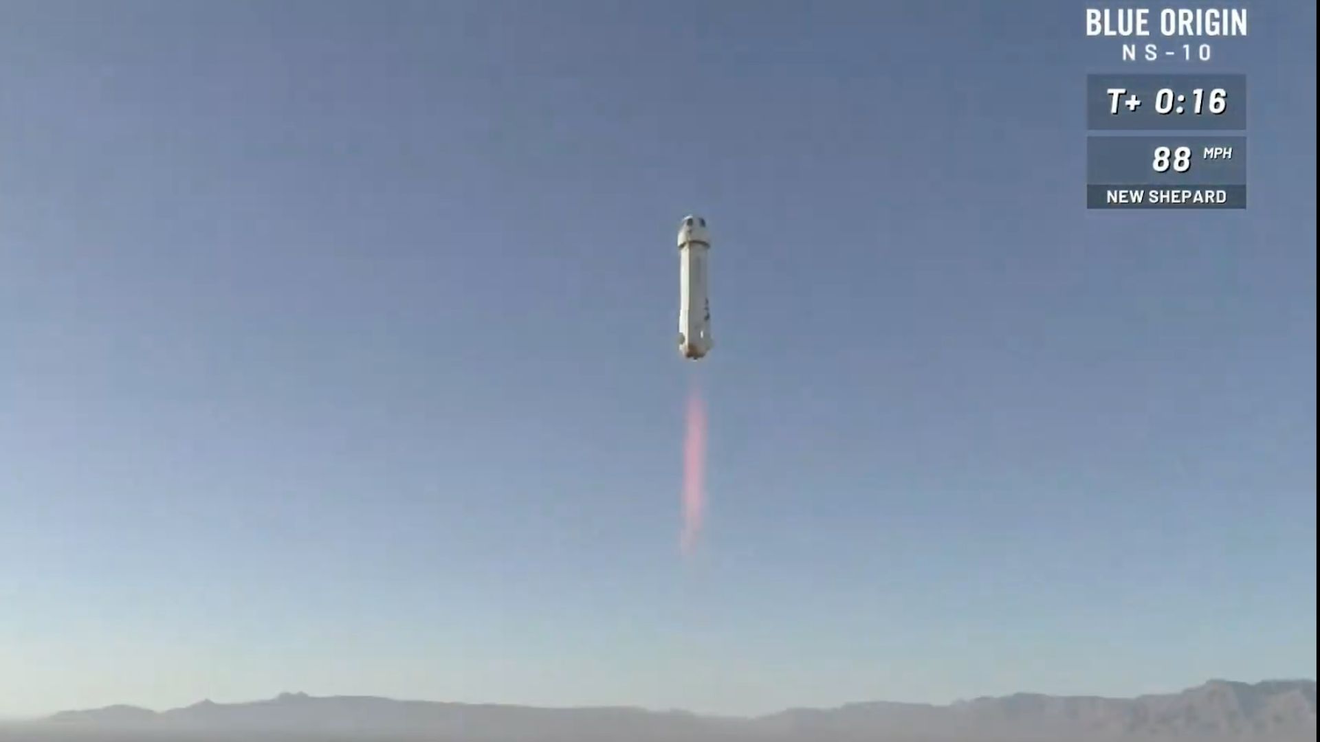 Blue Origin launches, lands New Shepard rocket while streaming live